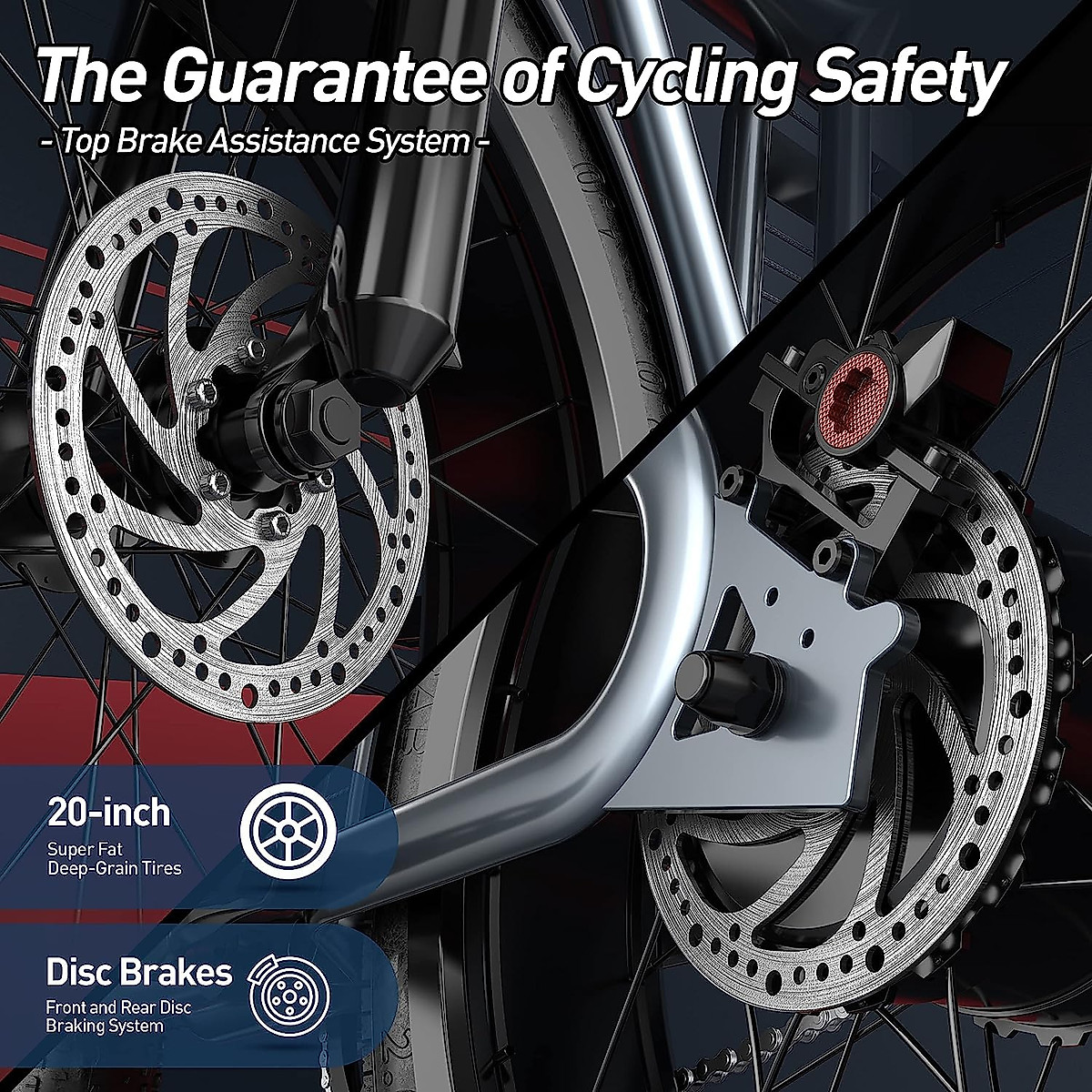 SMARTRAVEL Electric Bike for Adults,Ebike with 1200W Brushless Motor,23.2Ah Battery,UL&GCC Certification,20”x4.0 Fat Tire,32MPH Commuter Electric Bicycle,with Front/Rear Turn Signals