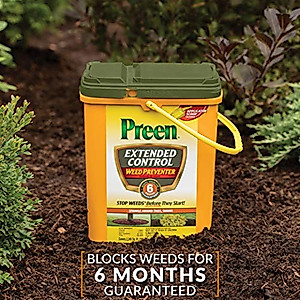 Preen 246422 Extended Control Weed Preventer - 13.75 lb. - Covers 2,245 sq. ft.