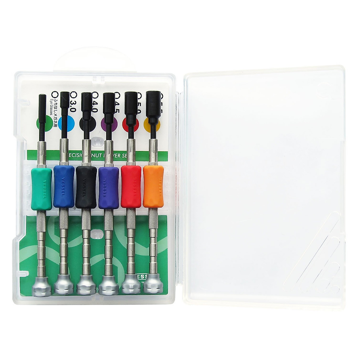 VESSEL Precision Screwdriver Set TD-57 / A/F2.2 / A/F3.0 / A/F4.0 / A/F4.5 / A/F5.0 / A/F5.5