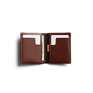 Bellroy Slim Sleeve (Slim Bifold Leather Wallet) - Charcoal - Cocoa Java