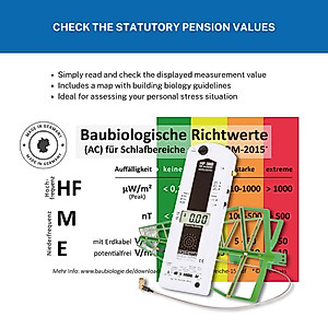 HF38B - Semi-professional electromagnetic field meter for High Frequency 800 MHz - 3.3 GHz.