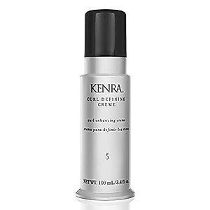 Kenra Curl Defining Crème 5 | Texture Enhancing Styler | Tames Frizz & Flyaways | Refines and Seperates Curls & Waves | Helps Resist Humidity | Medium To Coarse Hair | 3.4 fl. oz