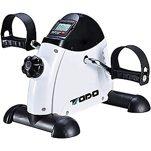 Mini Exercise Bike TODO Pedal Exerciser Foot Peddler Portable Therapy Bicycle with Digital Monitor