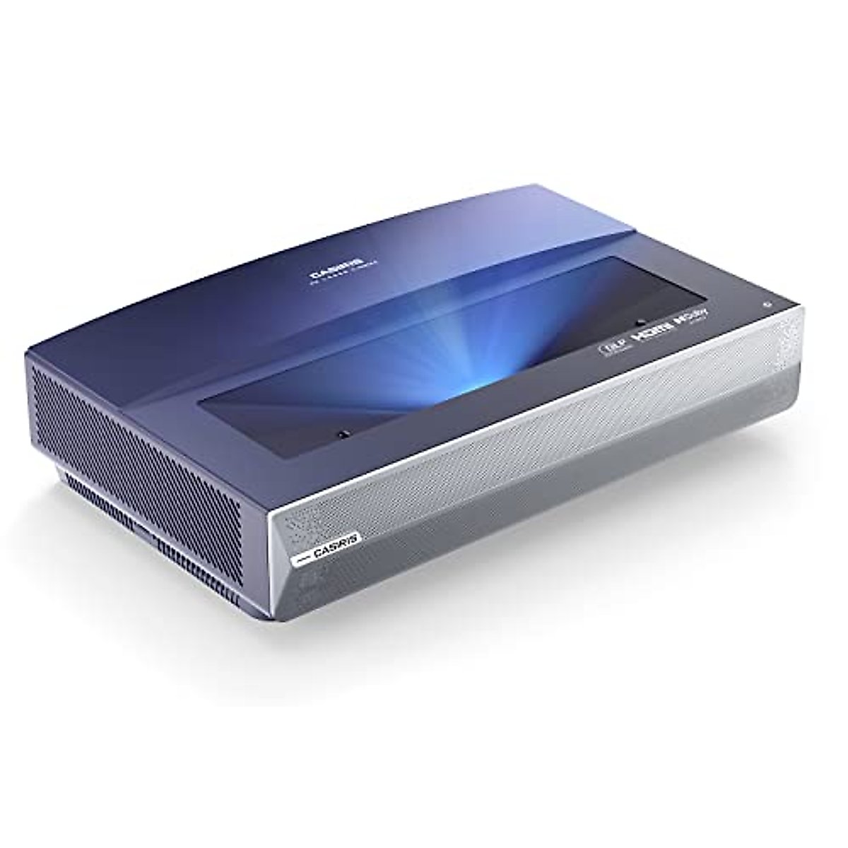 CASIRIS A6 Ultra Short Throw Projector, 2200 ANSI Lumen 4K UHD Laser TV with Android TV, HDR10 120" Projection, 107% BT.2020, Projector with WiFi and Bluetooth for Home Theater