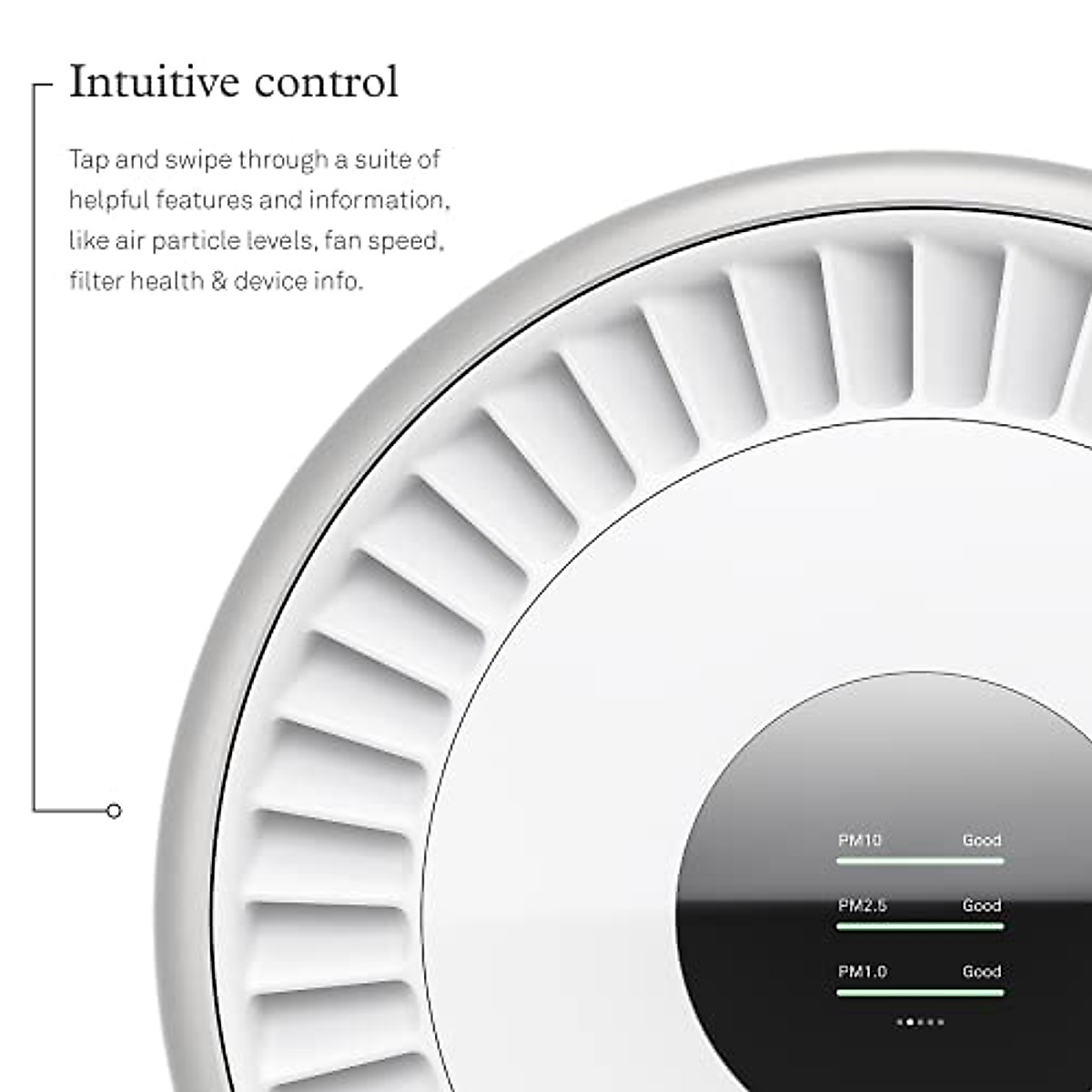 Molekule Air Pro Air Purifier for Large Rooms up to 1000sq. ft. with PECO Technology, Compatible with Alexa, Eliminates Smoke, Mold, Bacteria & Other Pollutants for Clean Air – Silver