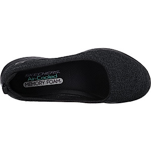 Skechers Women's Microburst 2.0 - Nice Form Slip On Sneakers, Black, 6.5