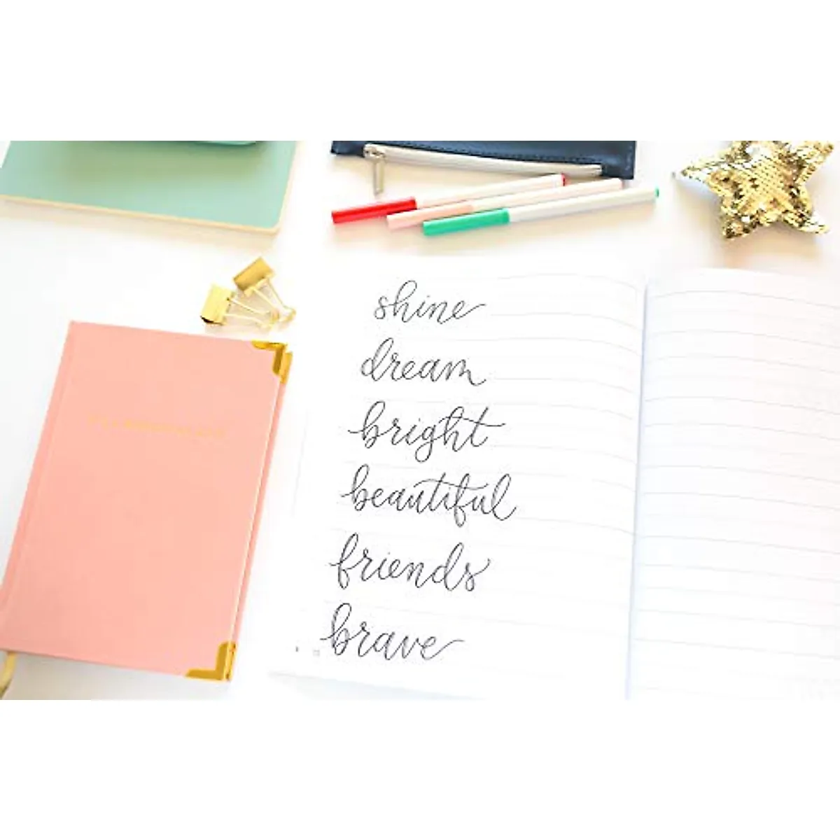 Hand Lettering and Modern Calligraphy for Kids: A Fun Step by Step Guide and Practice Workbook for Beginners and Children Ages 8 and up