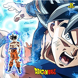 Skin Ps4 SLIM - DRAGON BALL GOKU ULTRA INSTINCT - limited edition DECAL COVER ADESIVA Playstation 4 Slim SONY BUNDLE