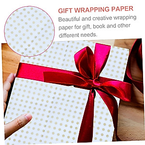 NOLITOY Decorations Wrapping Decors 40 Sheets Golden Wrapping Papers Bulk Wrapping Bulk Sydney Papers