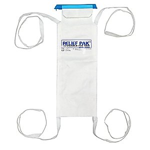 Relief Pak 11-1243 Insulated Ice Bag with Tie Strings, 5 x 13",Small