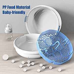 Bellababy Baby Bottle sterilizer Microwave Steam Sterilizer for Baby Bottles, Pacifier, Breast Pumps Accessories, Large Capacity, 99.99% Disinfection in 2 Mins