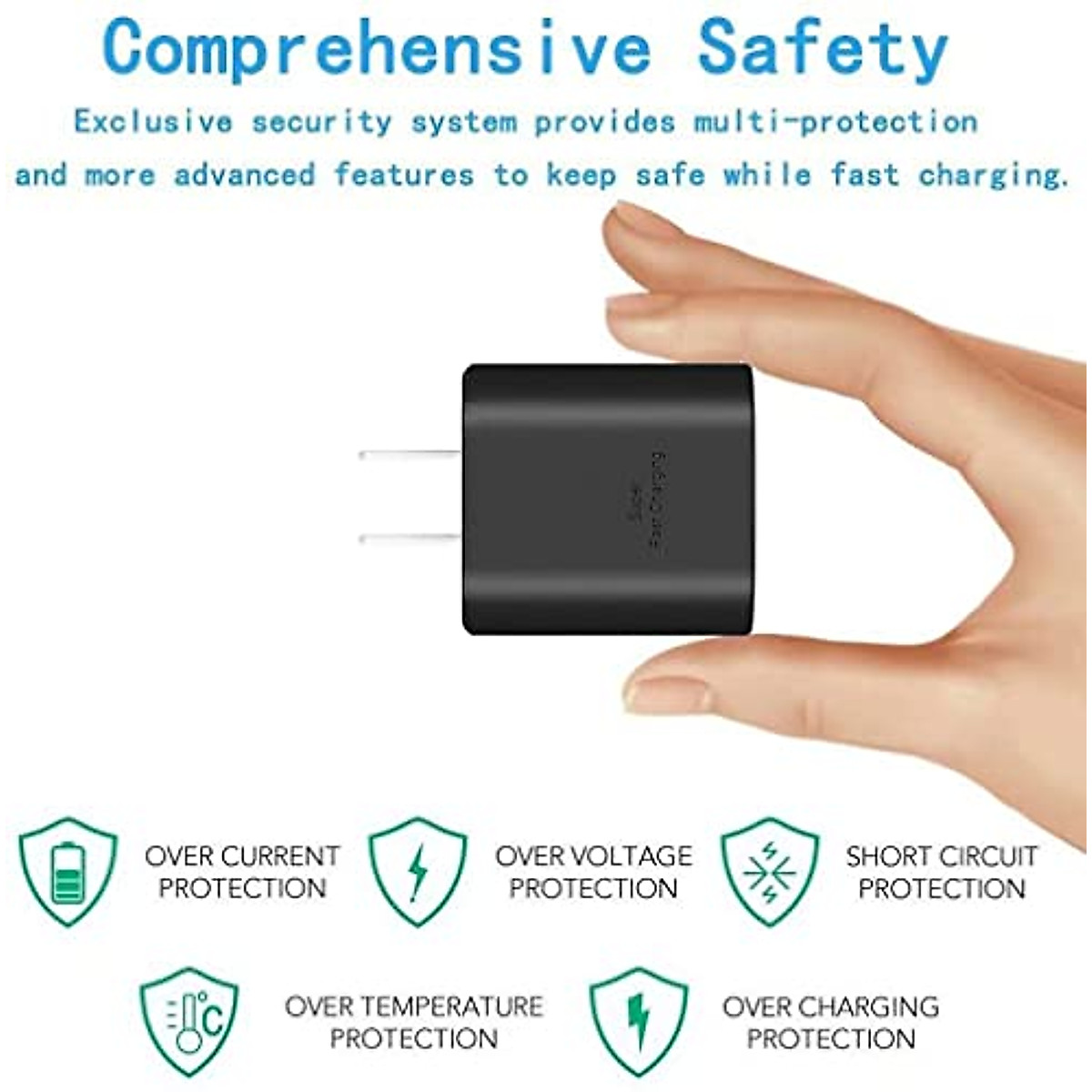 Samsung Super Fast Charger Type C 45W GaN Power USB C Charger PPS/PD Fast Charging Block & 6.6ft C Cable for Samsung Galaxy S23 Ultra/S23/S23+/S22/S22 Ultra/S22+/Note10/Note20/S20/S21/S10, S7/S8