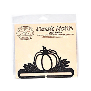 Classic Motifs Pumpkin Patch 6 Inch Charcoal Split Bottom Craft Holder