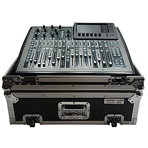 Harmony Audio HCBEHX32COMP Flight Transport Road Custom Case Compatible with Behringer X32 Compact