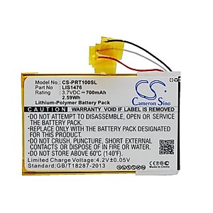 Cameron-Sino Replacement Battery for Sony Ebook, eReader PRS-T1, PRS-T2, PRS-T3, PRS-T3E, PRS-T3S