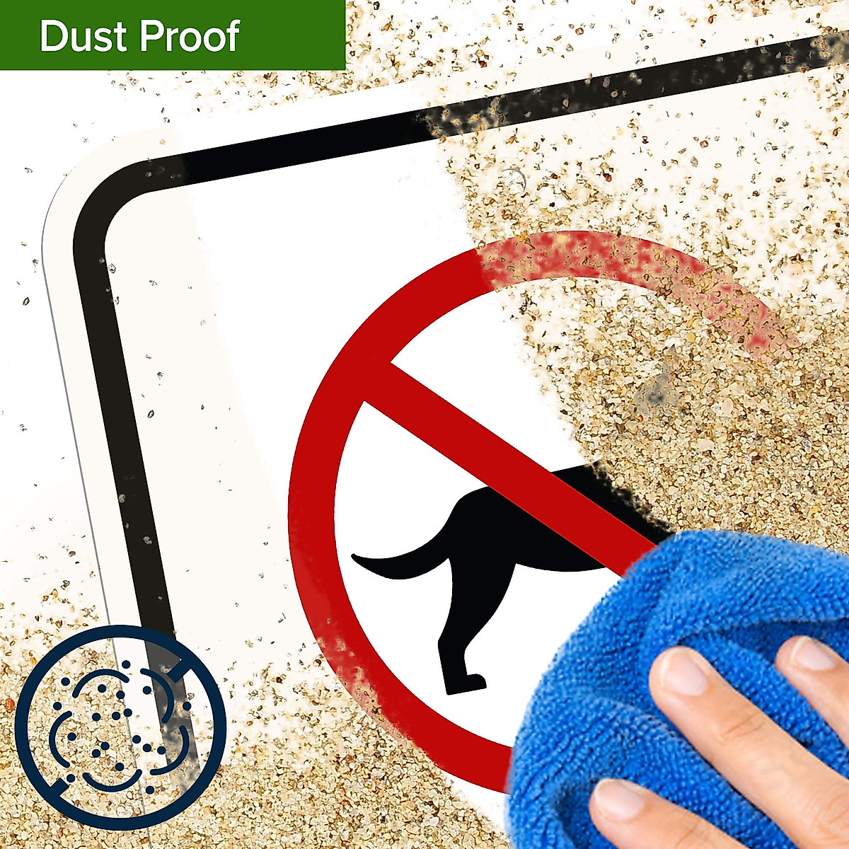 No Pets - Service Animals Allowed Sign, 12x18 Inches, Rust Free .063 Aluminum, Fade Resistant, Made in USA by My Sign Center