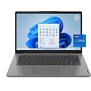 Lenovo 2023 Newest IdeaPad 3 Laptop, 14 Inch FHD Display, 11th Gen Intel Core i7-1165G7 Processor, 8GB RAM, 512GB SSD, Intel Iris Xe Graphics, Bluetooth, HDMI, Windows 11 Home, Arctic Grey