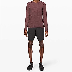 Lululemon Mens Metal Vent Tech Long Sleeve Shirt (Smoky Red/Red Dust, XXL)