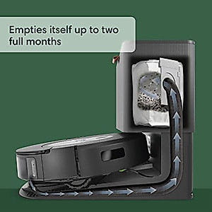 iRobot Roomba Combo j7+ Self-Emptying Robot Vacuum & Mop - Automatically Vacuums and Mops, Fully Retractable Mop pad, Identifies & Avoids Obstacles, Smart Mapping, Works with Alexa, Ideal for Pets