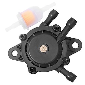 Fuel Gas Pump W/Fuel Filter Replacement for John Deere LA175 LA165 LA155 LA145 LA135 LA125 LA115 LA105 LA150 LA140 LA130 LA120 D155 D125 D105 D170 D160 D150 D140 D130 D120 D110 D100 Lawn Tractor