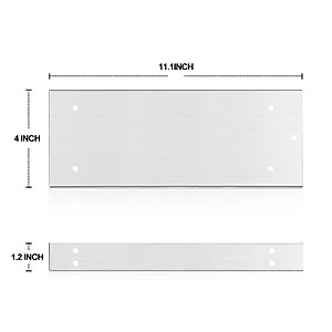 YEEPON mason jar racks, mason jar holders,mason jar holders for hanging,Stainless Steel Holder with 3 Mounting Options for Kitchen, Shelves and Cabinets,Wide Mouth（2Pack