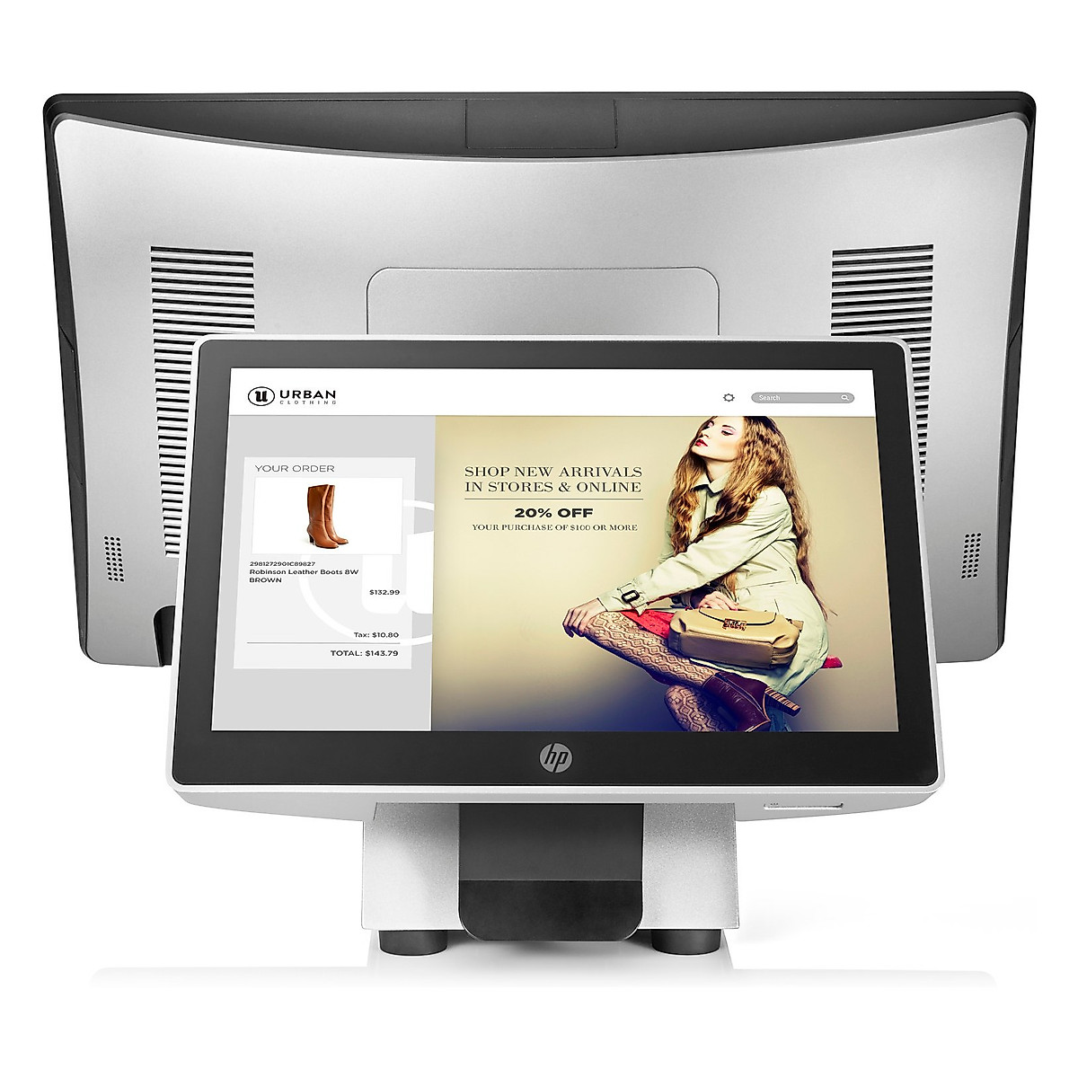 HP L7010t 10.1-inch Retail Touch Monitor, No Stand or Cables (Renewed)