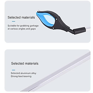 JBNCRYGD 32" Grabber Reacher Tool, Foldable Reacher Grabber Pickup Tool with 360° Rotating Jaw & Magnet, Trash Picker Upper Grabber, Lightweight Grabbers,D