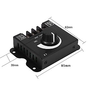 12V to 24V 30A Led Dimmer Switch Manual Operation Single Color LED Dimmer Controller for Strip Light Single Color