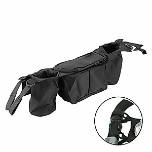 Ucity Stroller Safe Console Tray Cup Holder Buggy Pocket Organizer for Stroller, Wheelchair, Rollator, Walker