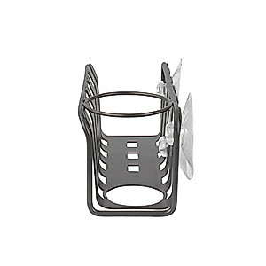 Spectrum Diversified Stripe Suction Sink Basket, 1 EA, Industrial Gray, 20 Count