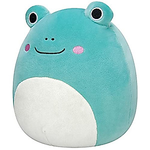 Squishmallows Original 12-Inch Ludwig Teal Frog with Mint Green Belly - Medium-Sized Ultrasoft Official Jazwares Plush