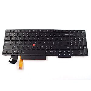 Replacemet Parts for Lenovo ThinkPad P52 P53 P72 P73 15.6 inch US Keyboard Backlit 01YP680 01YP760