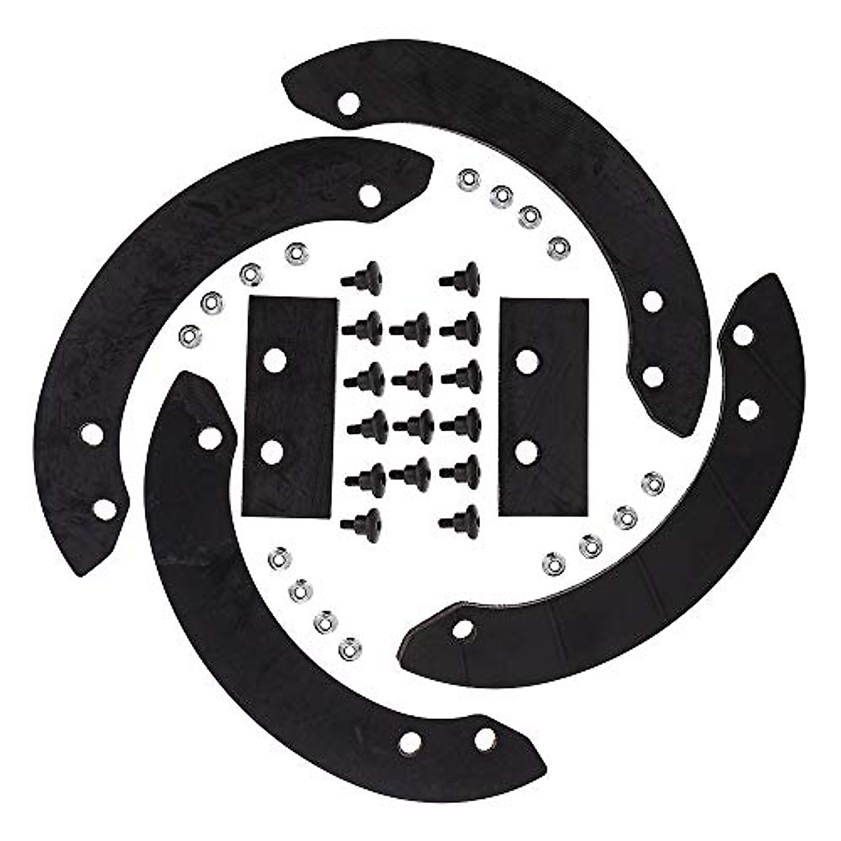 SureFit 20" Auger Paddle Set With Hardware Kit for Honda Replaces 06720-V10-030 HS520 HS720 Snow Blowers