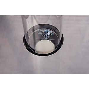 Fire Sense 60523 Pyramid Flame Patio Heater 40,000 BTU Outdoor Propane Heater Tower with Wheels - Stainless Steel