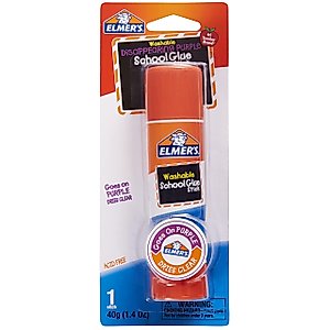 Elmer's Jumbo Disappearing Purple School Glue Stick, 1.4 Ounces