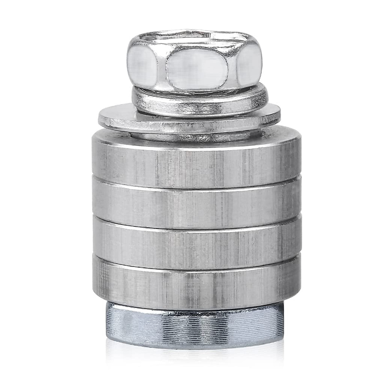 Mesee Angle Grinder to Grooving Machine Adapter, M14 Thread Quick Change Slotter Adapter Conversion Head Angle Grinder Variable Slotting Machine Converter Tool Accessory - Silver