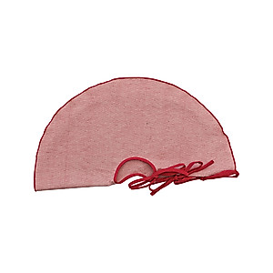 Creative Co-Op 24" Round Woven Cotton w/Ties, Red Tree Skirt