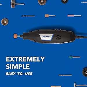 Dremel 3100-2/60 Variable Speed Rotary Tool Kit- 2 Attachments and 60 Accessories, Ideal for a Variety of Crafting and DIY Projects- Cutting, Sanding, Grinding, Polishing, Drilling, and Engraving