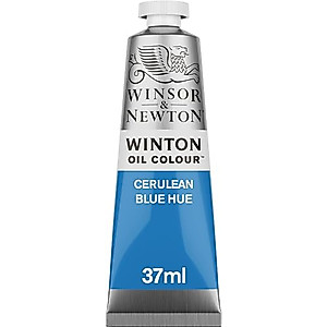 Winsor & Newton Winton Oil Color, 37ml (1.25-oz) Tube, Cerulean Blue Hue
