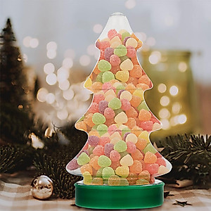 Toddmomy 12 Pcs Candy Bottle Christmas Cookie Bottle Christmas Tree Candy Jar Holiday Candy Boxes Christmas Supplies Candy Storage Bottle Christmas Candy Jar Candy Packaging Bottle