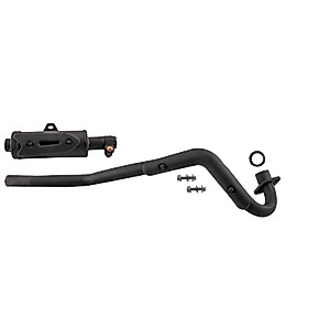 YC Yier 28mm 1 1/8" Muffler Exhaust Pipe for ATV Quad Buggy Go Kart Pit Dirt Bike 50cc 70cc 90cc 110cc 125cc 150cc Taotao Coolster Kazuma Roketa