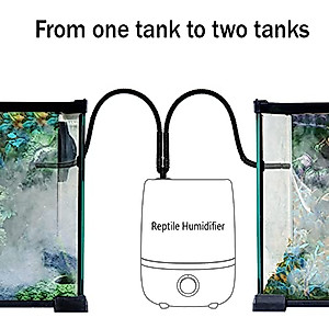 Eadabok Reptile Fogger Extension Tube, Accessories of Reptile Humidifier Mister Suitable for Reptiles Amphibians and Terrarium