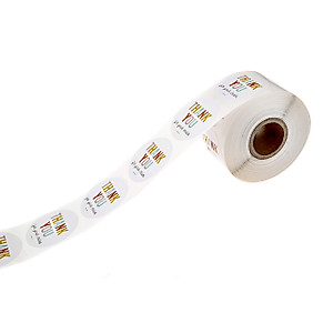 Thank You for Your Order Stickers / 500 Business Appreciation Labels / 1.5" Multi-Color Small Business Thanks Stickers/Made in The USA