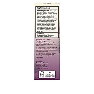 Aveeno Absolutely Ageless Anti-Wrinkle Facial Moisturizer with SPF 30 Sunscreen, Antioxidant-Rich Blackberry Complex, Vitamins C & E, Non-Comedogenic & Oil-Free Moisturizer, 1.7 fl. oz