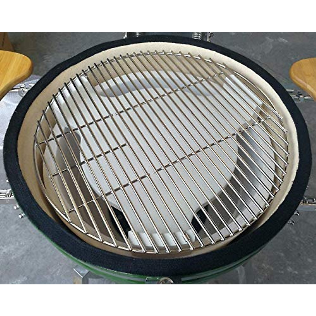 Big Green Egg Plate Setter Large 18" Heat Deflector - Plate Setter for Big Green Egg Large Size and 18" Kamado Grill, Chargriller 18" Akorn Kamado