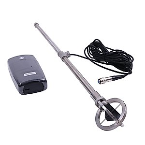 HOJILA Digital Water Flowmeter Water Flow Rate Meter FM-100V5 for Open Channels Flow Velocities Measurement, Range 0.01-5.00 m/s…