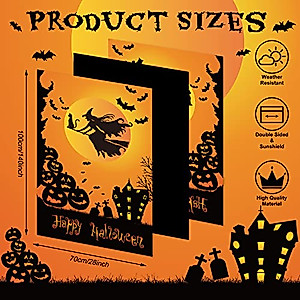 28 x 40'' Seasonal Garden Flags 8 Pack Large Holiday Yard Flags Valentines Garden Flags Double Sided Seasonal Lawn Flags Polyester Festive Outdoor Flag Set for Seasons Holiday Outside Decor (Cute)