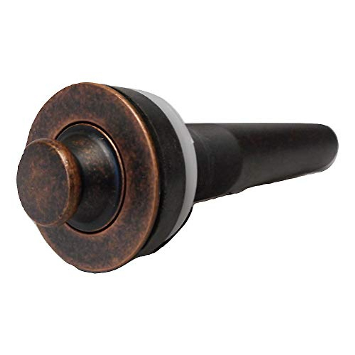 SimplyCopper 15" Round Copper Vessel BUCKET Sink with 13" ORB Faucet and Lift & Turn Drain