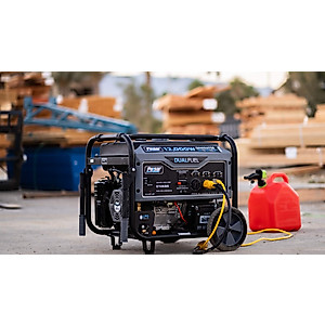 Pulsar G12KBN-SG Heavy Duty Portable Dual Fuel Generator - 9500 Rated Watts & 12000 Peak Watts - Gas & LPG - Electric Start - Transfer Switch & RV Ready - CARB Compliant