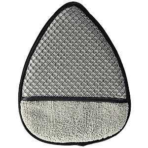 Carrand 40313 2-in-1 Microfiber Wheel Detailer Wash Mitt , Grey